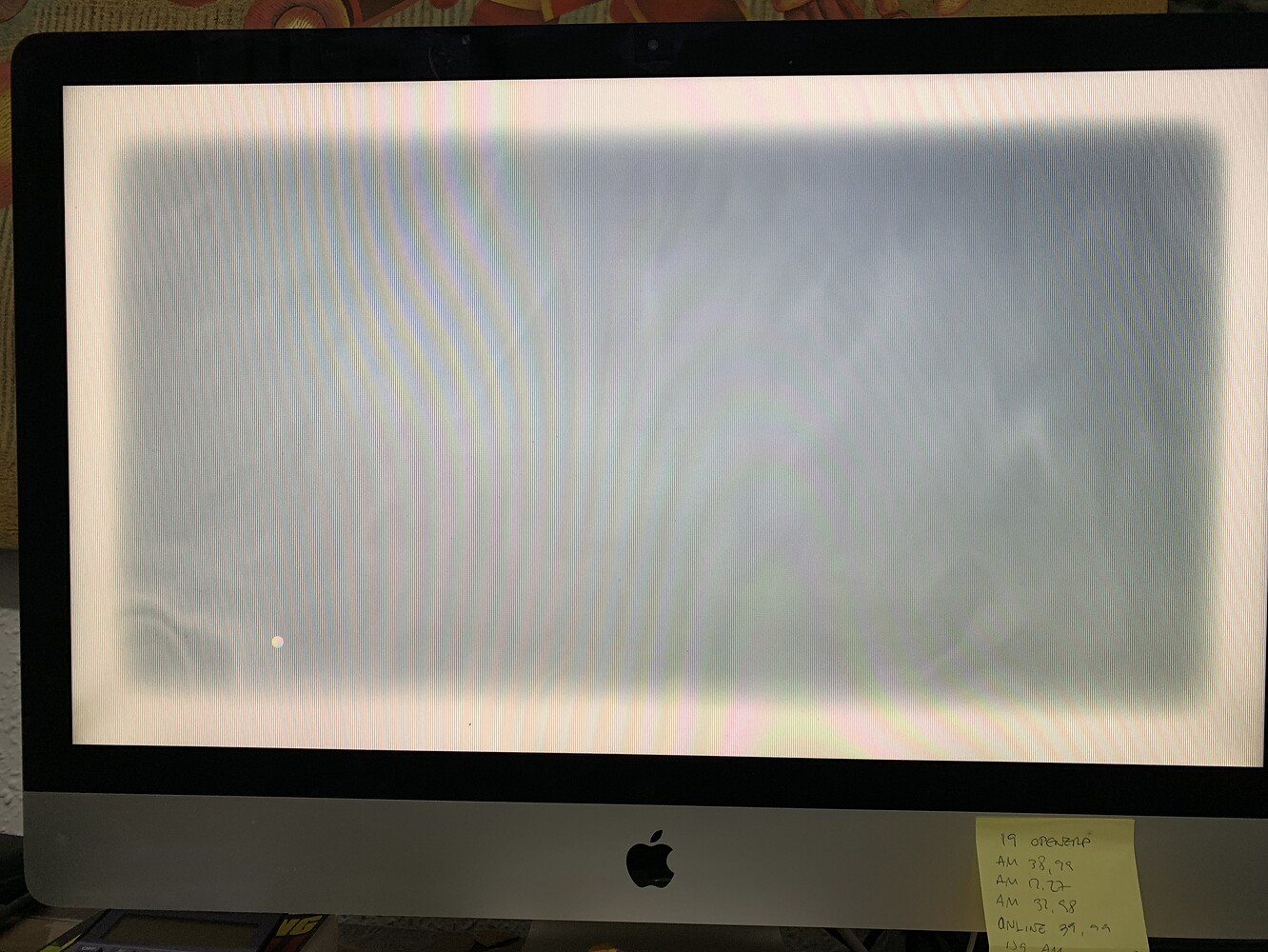 Strange iMac screen failure with a white border around the image - #19 ...