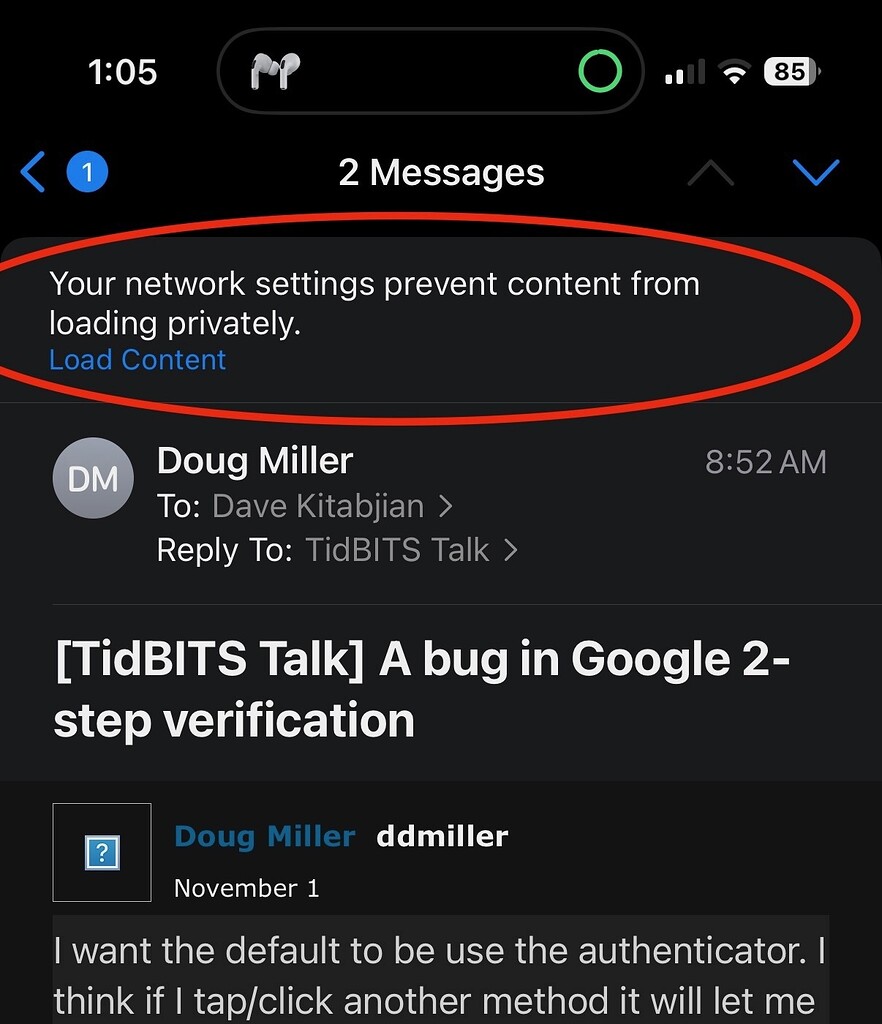 iOS 18.1 Changed "Protect Mail Activity" Behavior - TidBITS Talk - TidBITS Talk