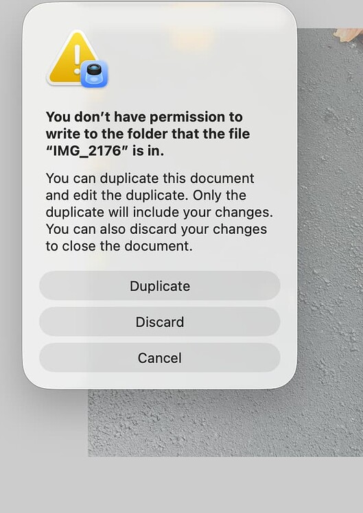 Is this a permissions bug in macOS 26.1? - TidBITS Talk - TidBITS Talk