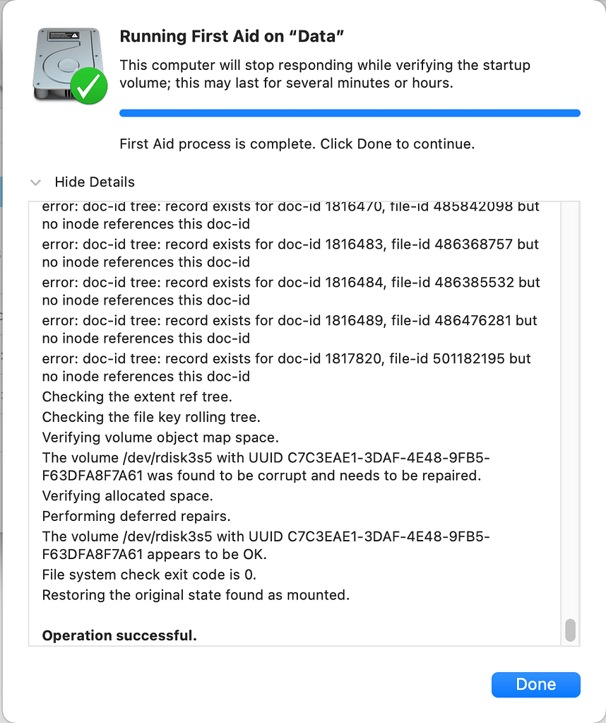 Disk Errors that Disk Utility can't fix - TidBITS Talk - TidBITS Talk
